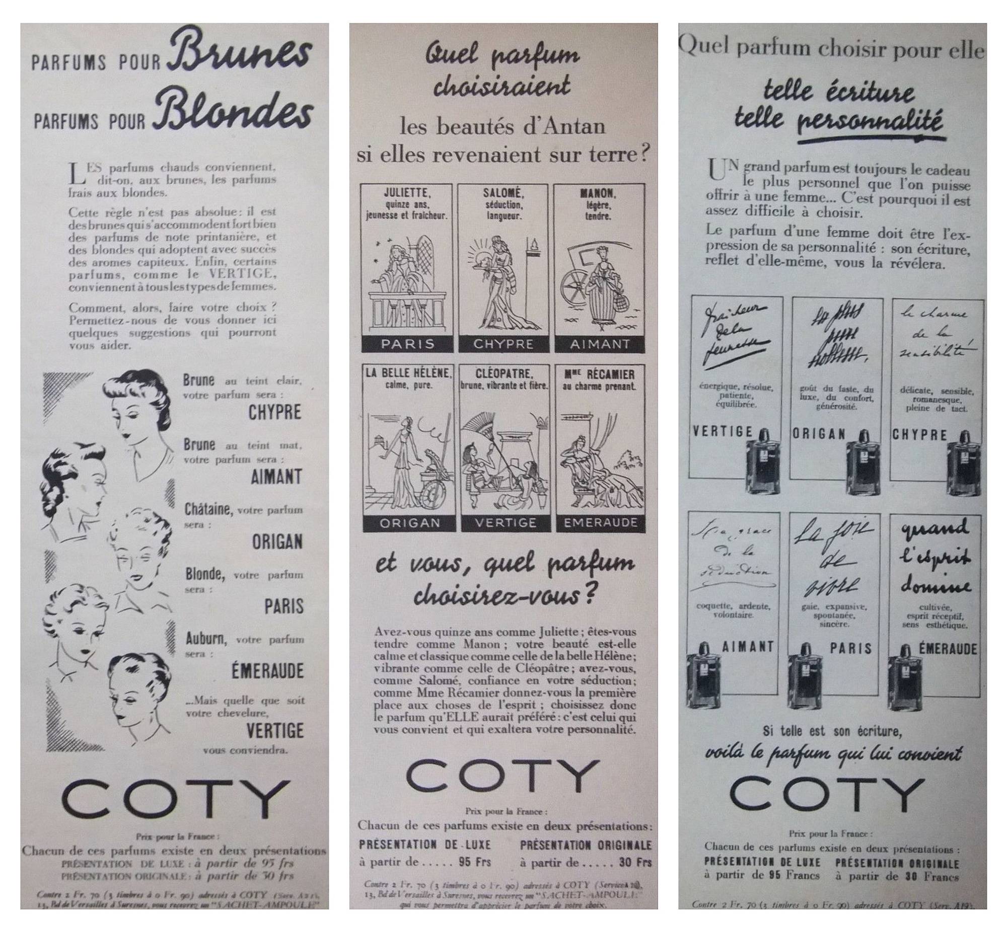 Emeraude de Coty fête ses 100 ans! ~ Colonnes