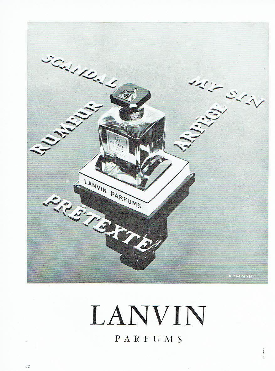My Sin Lanvin: o primeiro perfume de sucesso da Lanvin ~ Vintages