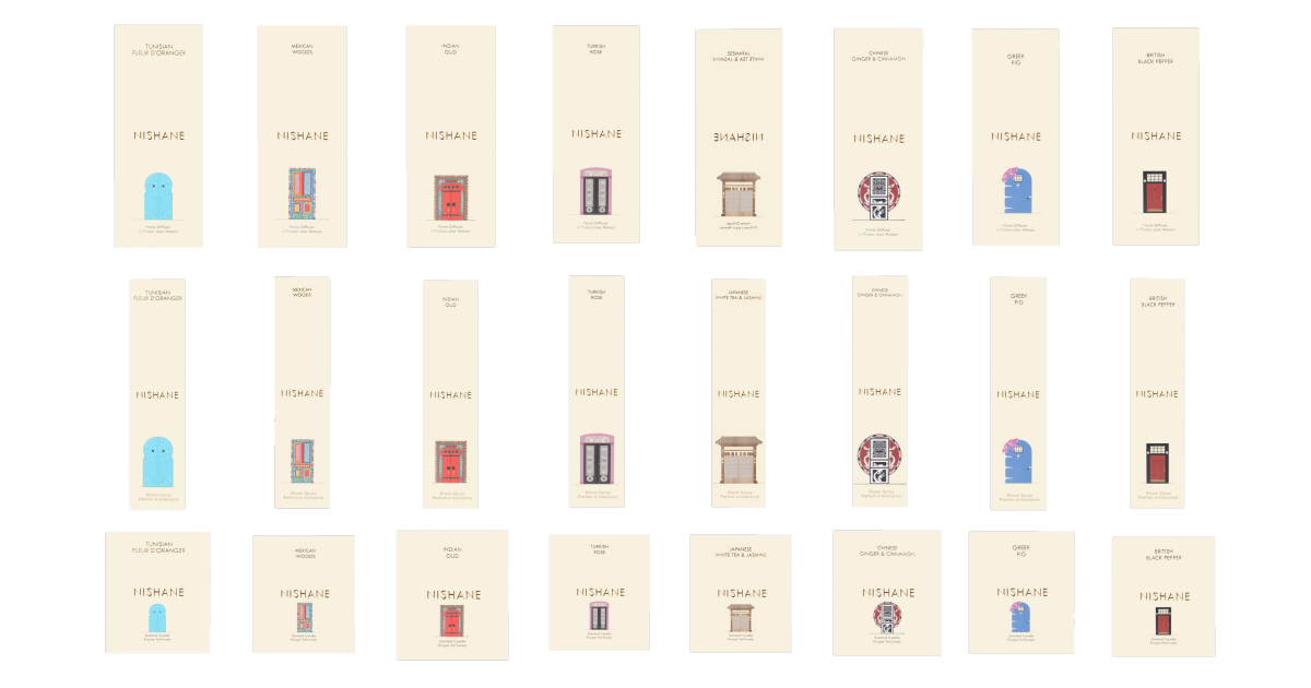 Συλλογή Nishane The Doors: Home Fragrance Line ~ Αρωματα για το σπιτι