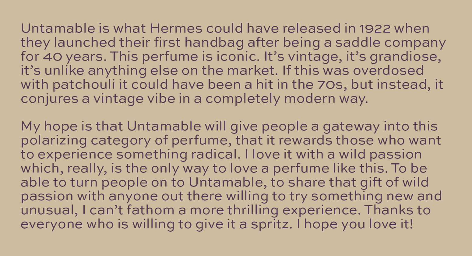 Imaginary Authors präsentiert Untamable ~ Nischendesigner und Neuheiten