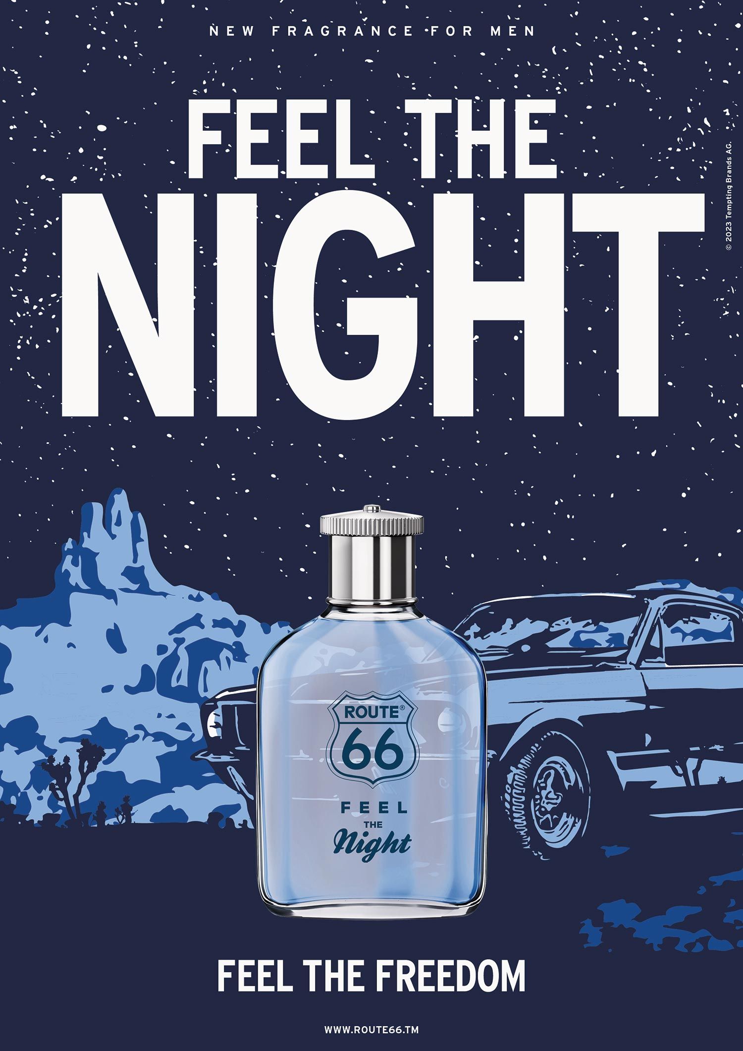 Feel The Night Route 66 Colonia - una nuevo fragancia para Hombres 2023