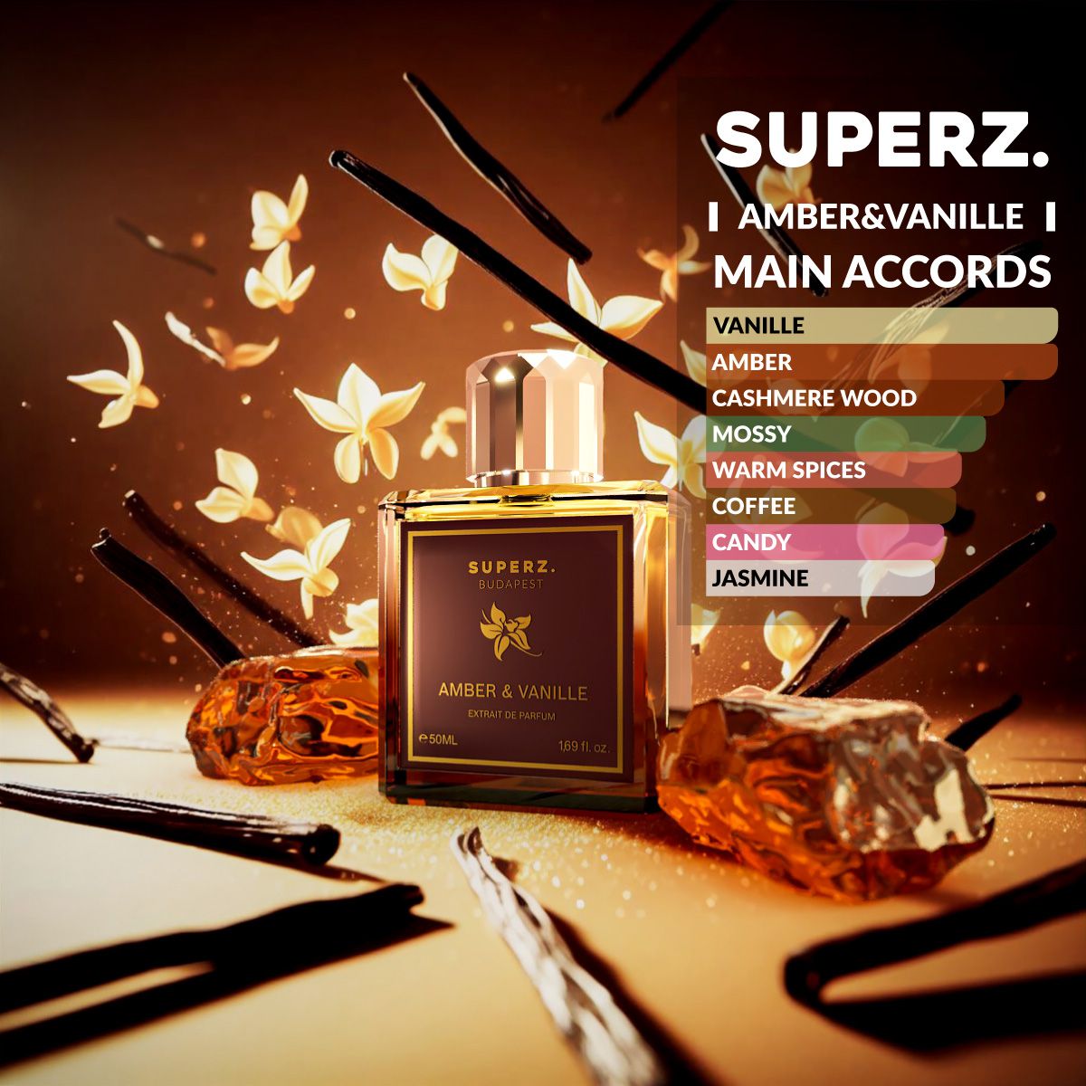Amber & Vanille Superz. parfum - un nouveau parfum pour homme et femme 2024