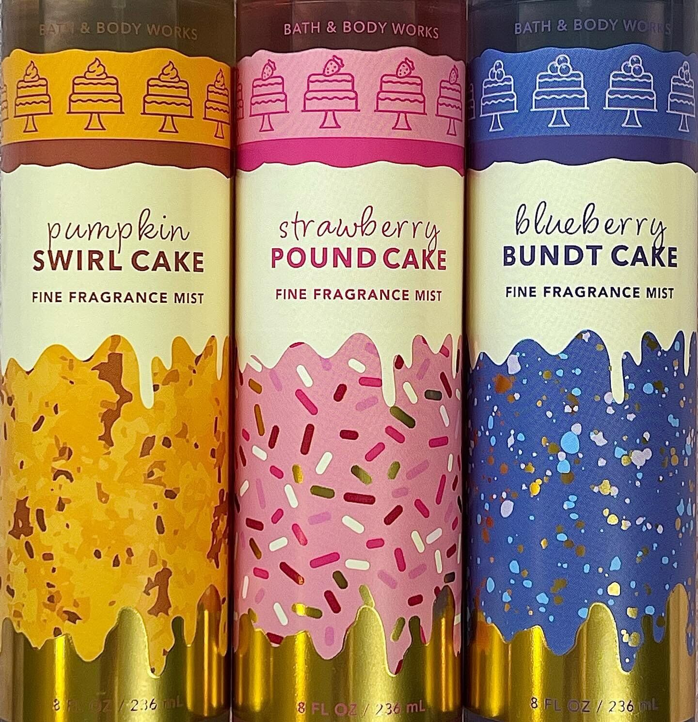 Pumpkin Swirl Cake Bath & Body Works perfume - a novo fragrância ...