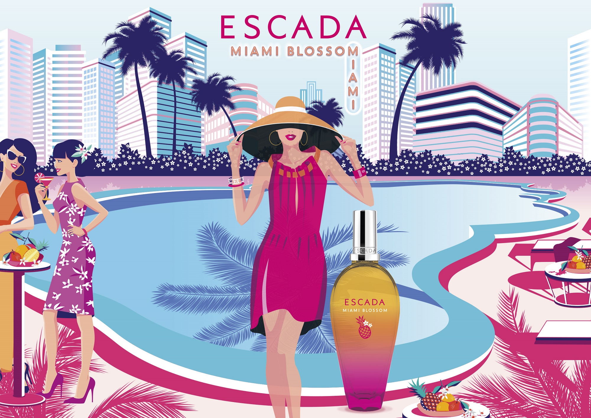 Miami Blossom Escada perfume - a new fragrance for women 2019