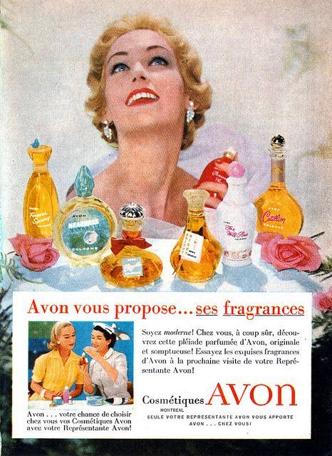 Elégante Avon parfum - un parfum pour femme 1958