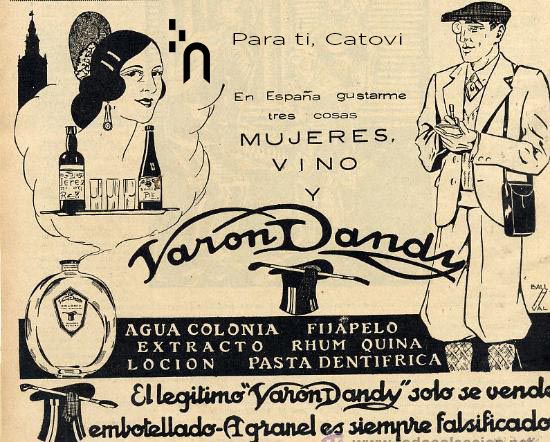 Varon Dandy Parera Cologne - un parfum pour homme 1923