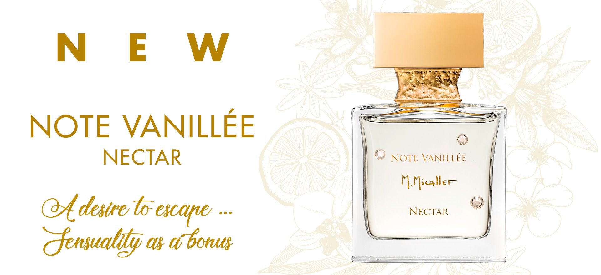 Note Vanillée Nectar M. Micallef parfum - un nouveau parfum pour homme et femme 2023