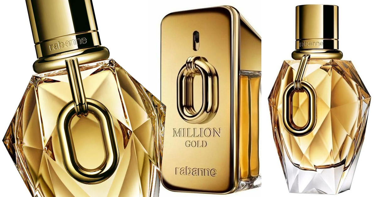 Rabanne Million Gold for Her & for Him ~ Nouveaux Parfums