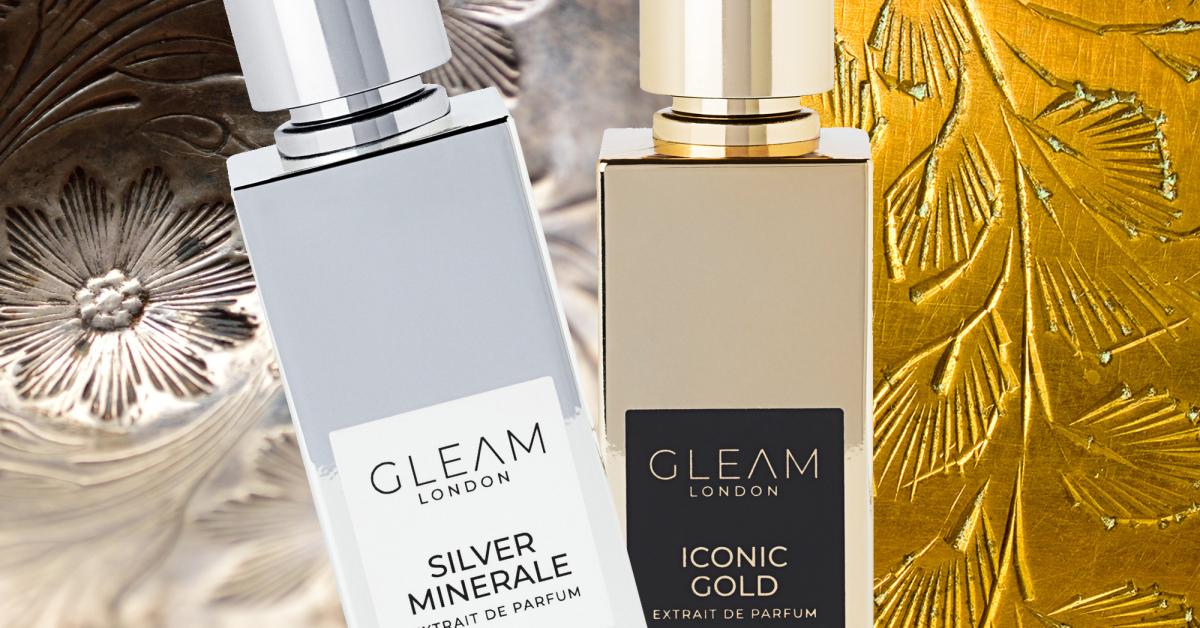 GLEAM LONDON Precious Metal Shine: SILVER MINERALE ΚΑΙ ICONIC GOLD ...
