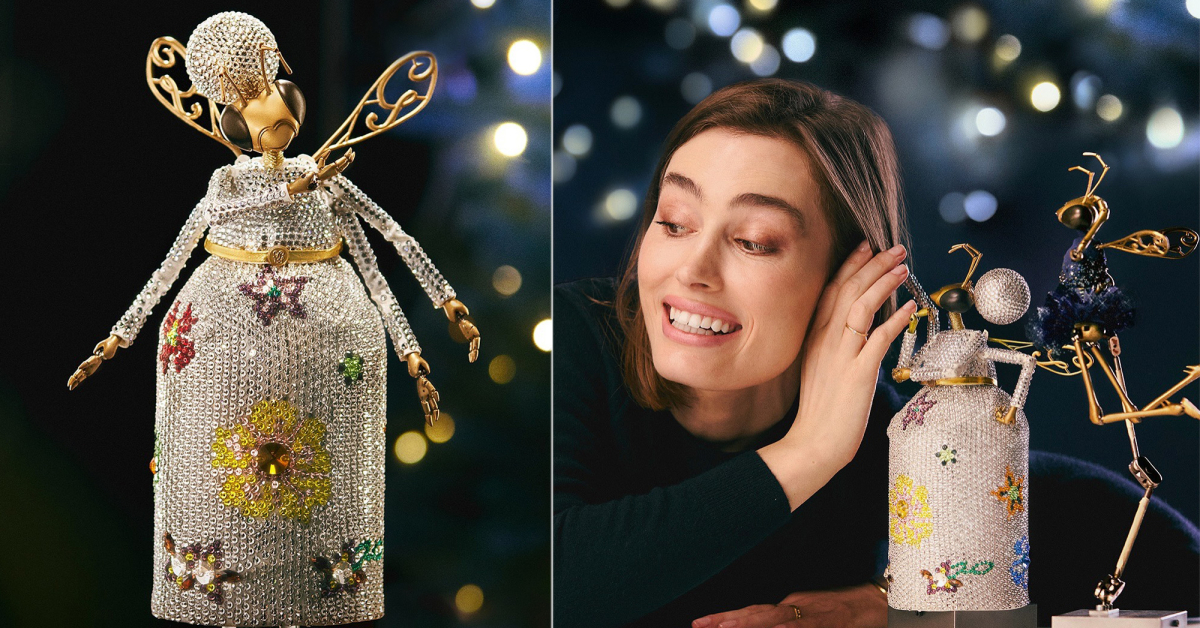 Bottiglia Ape Regina e Imagine Guerlain by Shourouk Rhaiem: Campagna ...