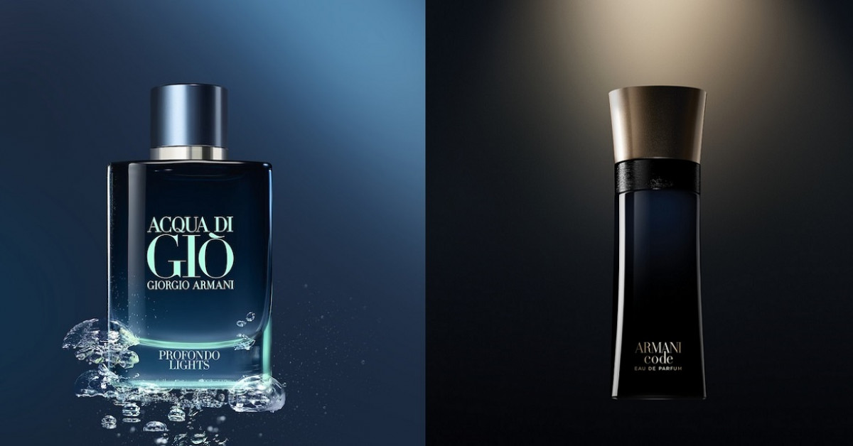 Giorgio Armani é Cool De Novo: Code Eau de Parfum e Acqua di Giò ...