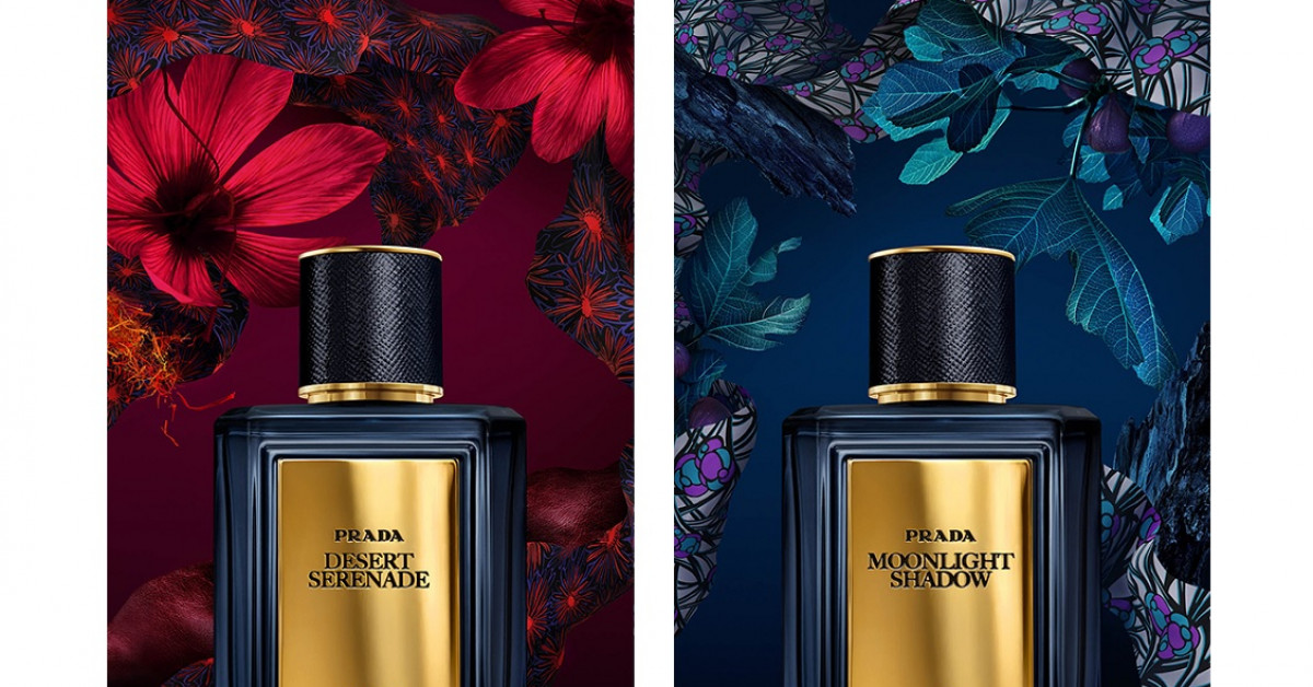 Prada Olfactories Mirages: Moonlight Shadow, Babylon, Desert Serenade ...