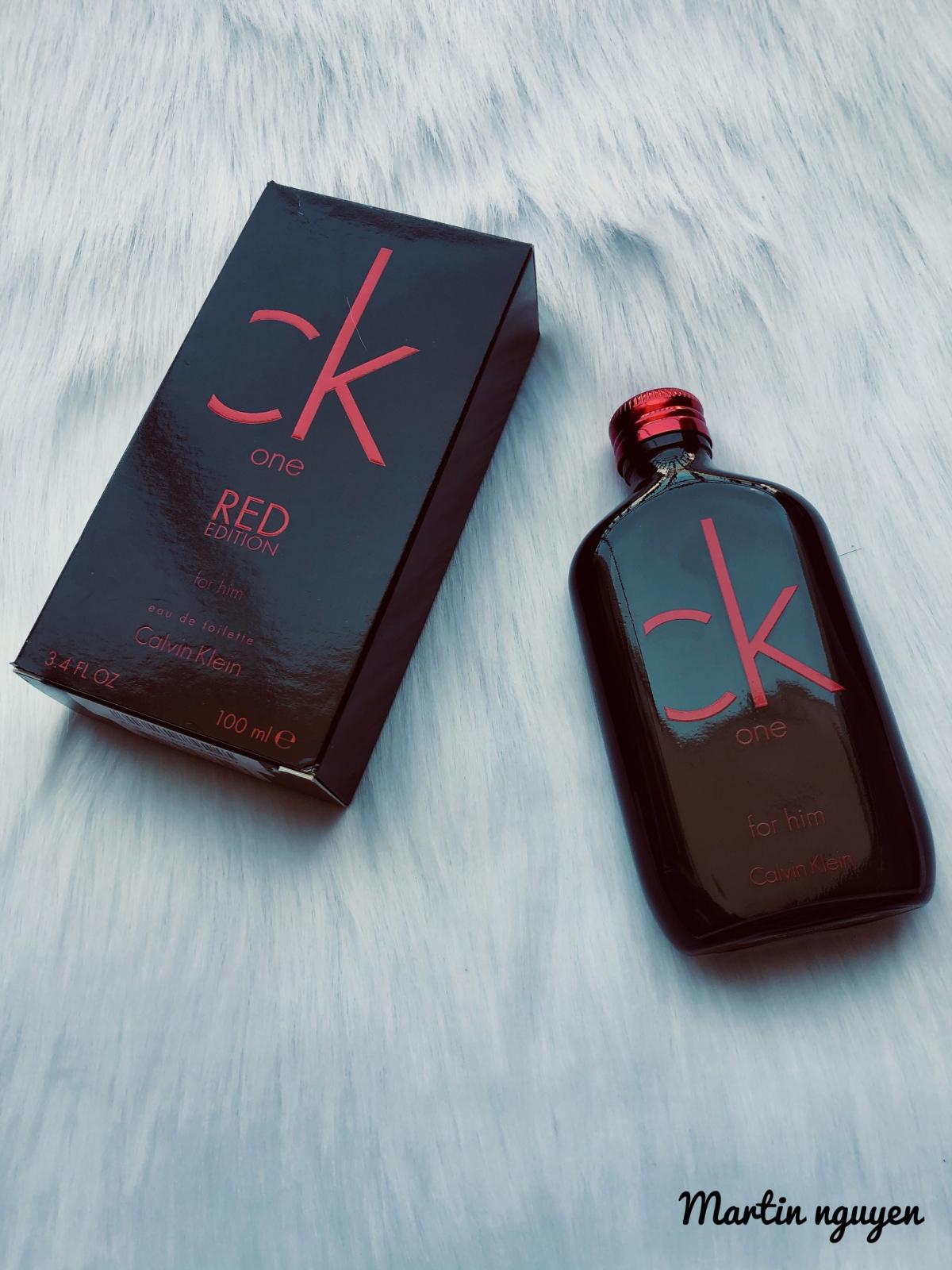 CK One Red Edition for Him Calvin Klein Colônia - a fragrância ...