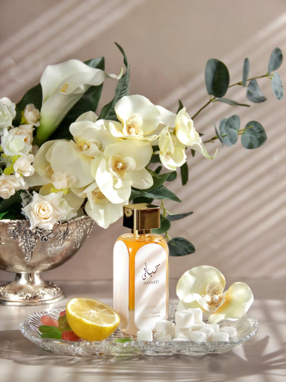 Hayaati Gold Elixir Lattafa Perfumes - una fragranza unisex