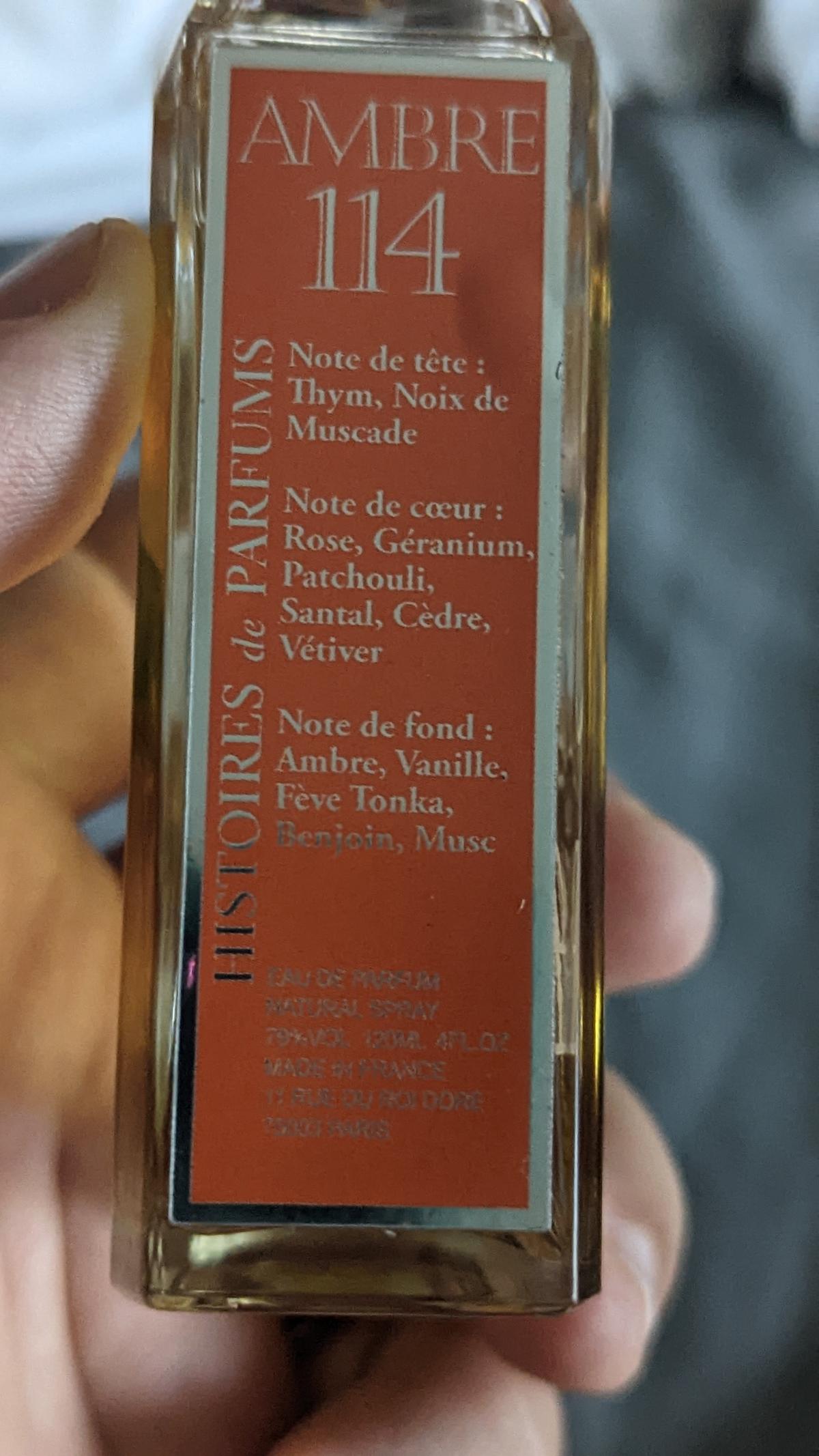 Ambre 114 Histoires de Parfums عطر - a fragrance للجنسين 2001