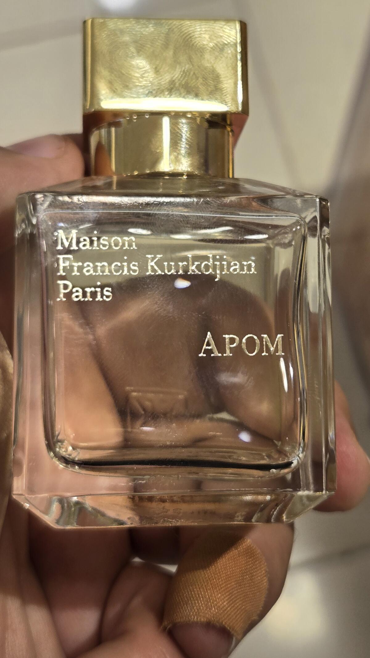 APOM Maison Francis Kurkdjian parfum - un nouveau parfum pour homme et ...